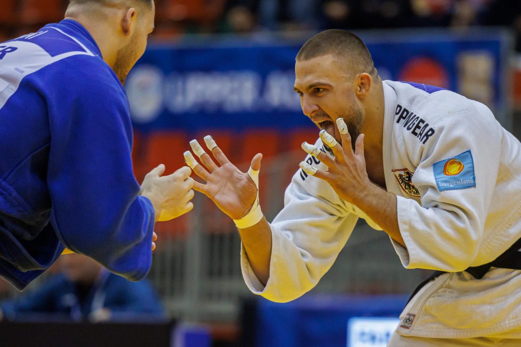 Aaron im Pech - Judo Austria