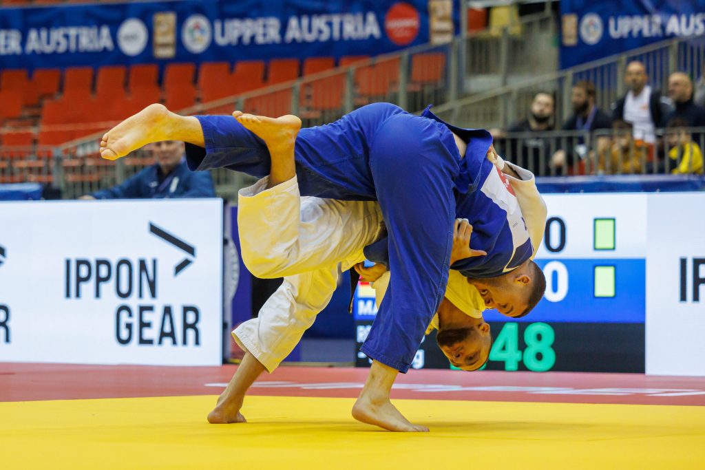 Aaron im Pech - Judo Austria